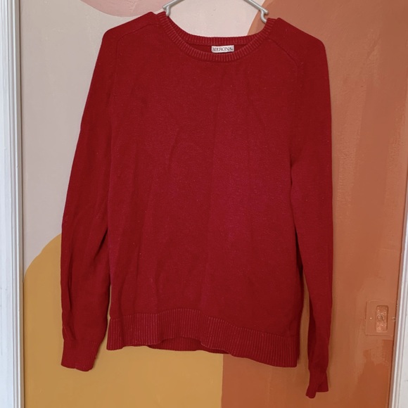 Merona | Sweaters | Red Merona Sweater | Poshmark